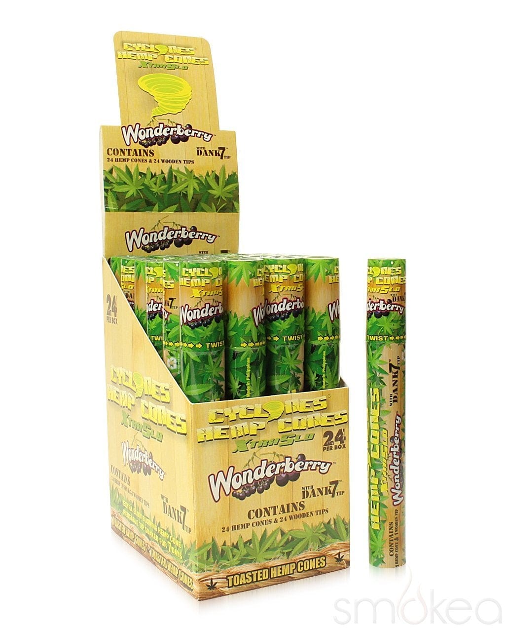 Cyclones | Pre-Rolled Flavored, Hemp & Wood Tip Cones– SMOKEA®
